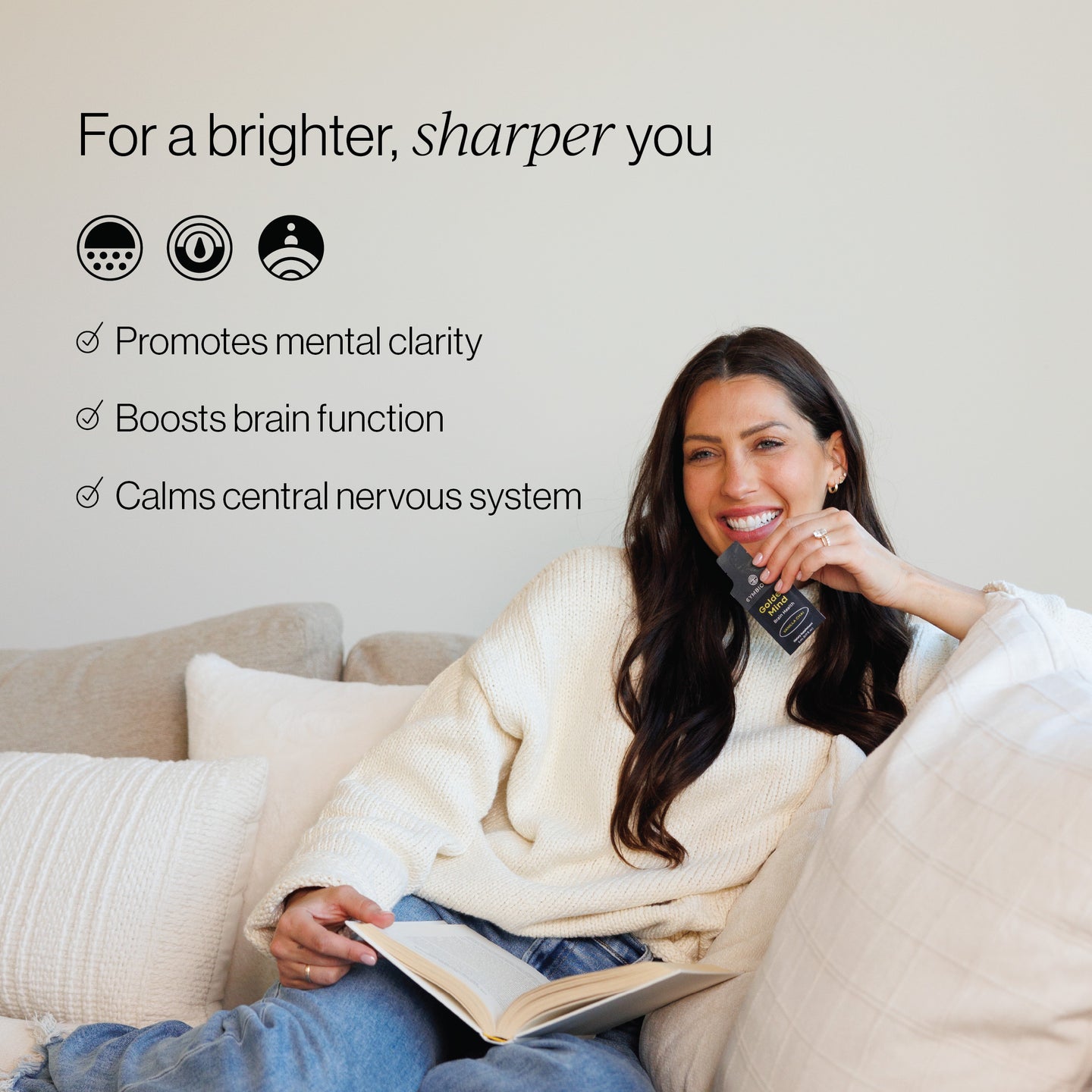 Golden Mind - Advanced Brain Power Nutrients | CYMBIOTIKA