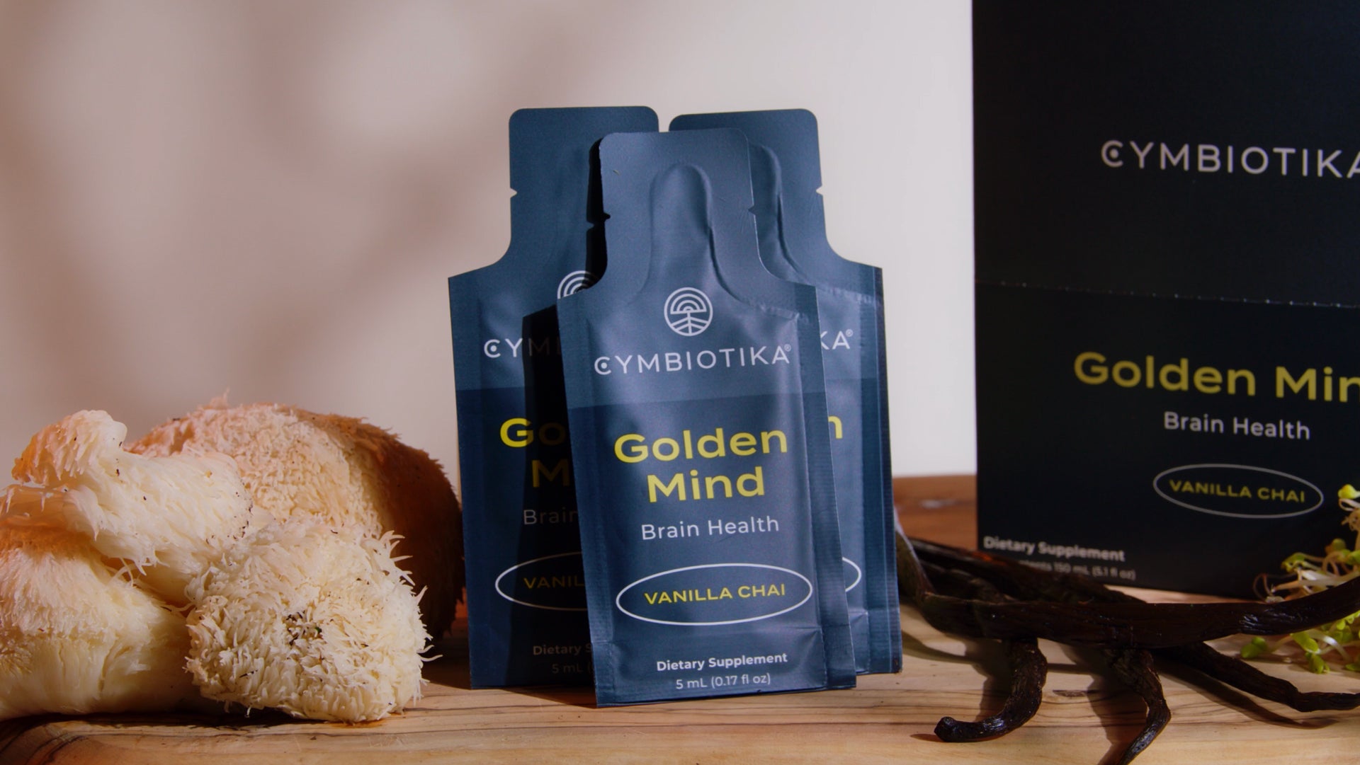 Golden Mind - Advanced Brain Power Nutrients | CYMBIOTIKA